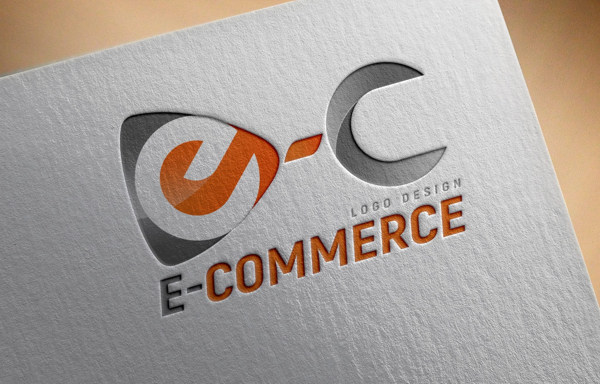 E-commerce Logo Design PSD – GraphicsFamily