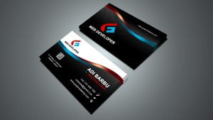 Web Developer Business Card Design – GraphicsFamily