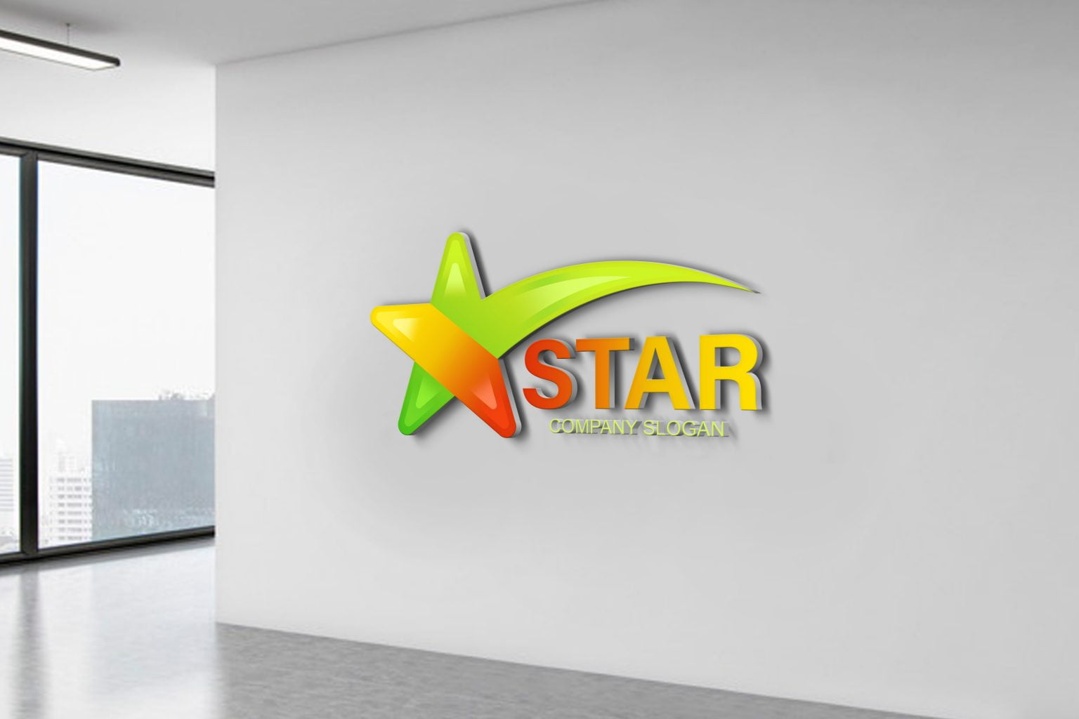 Free Star Logo Design – GraphicsFamily