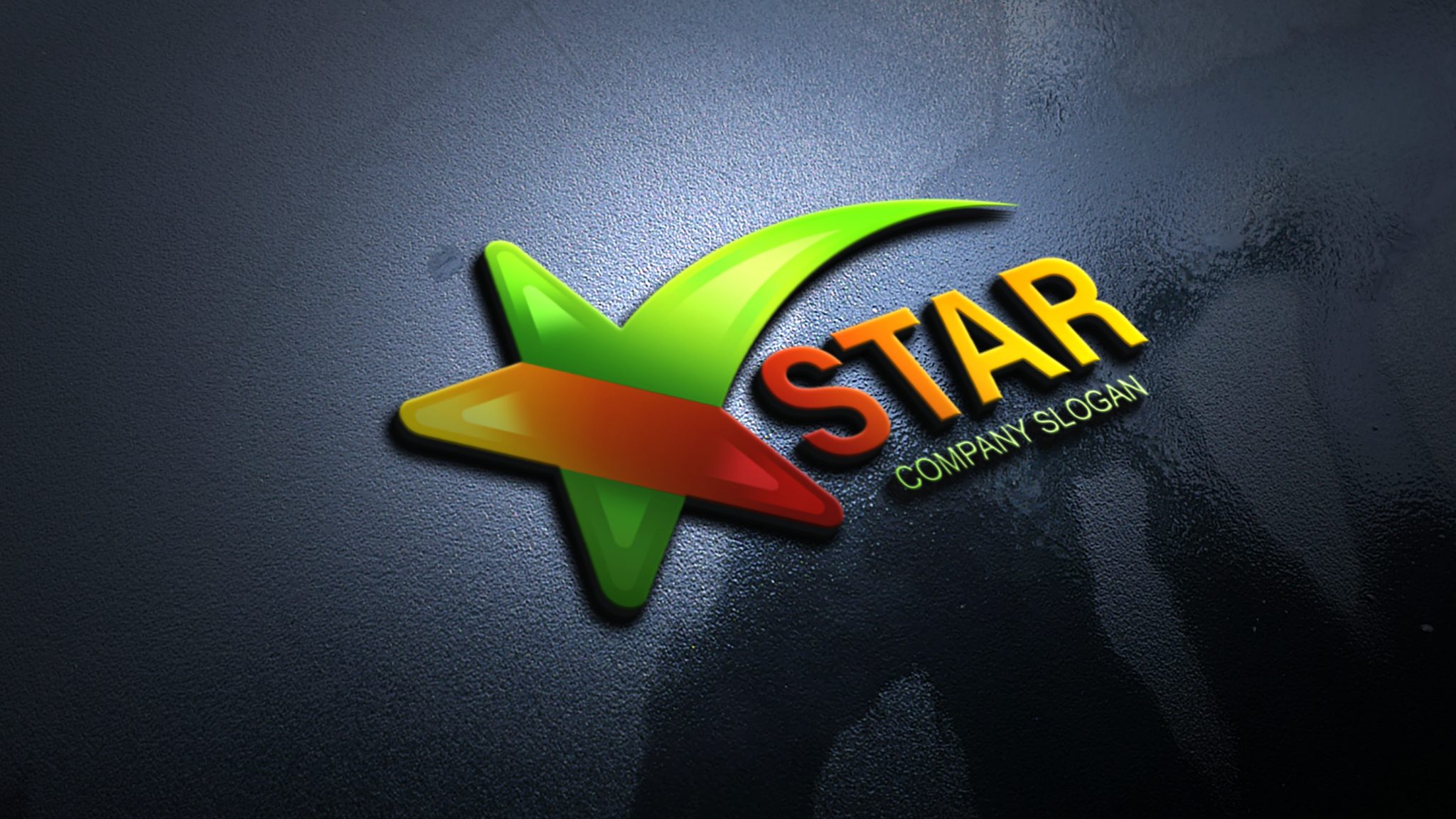 Free Star Logo Design – GraphicsFamily