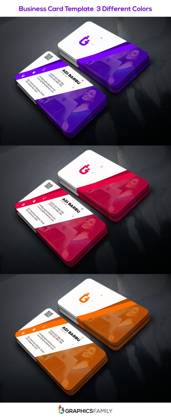 Free Marketing Business Card Design – GraphicsFamily