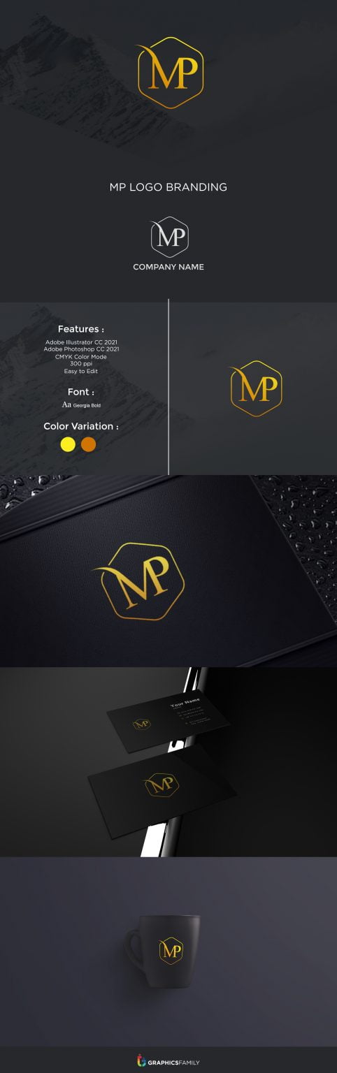 Professional MP Logo Design and Branding – GraphicsFamily
