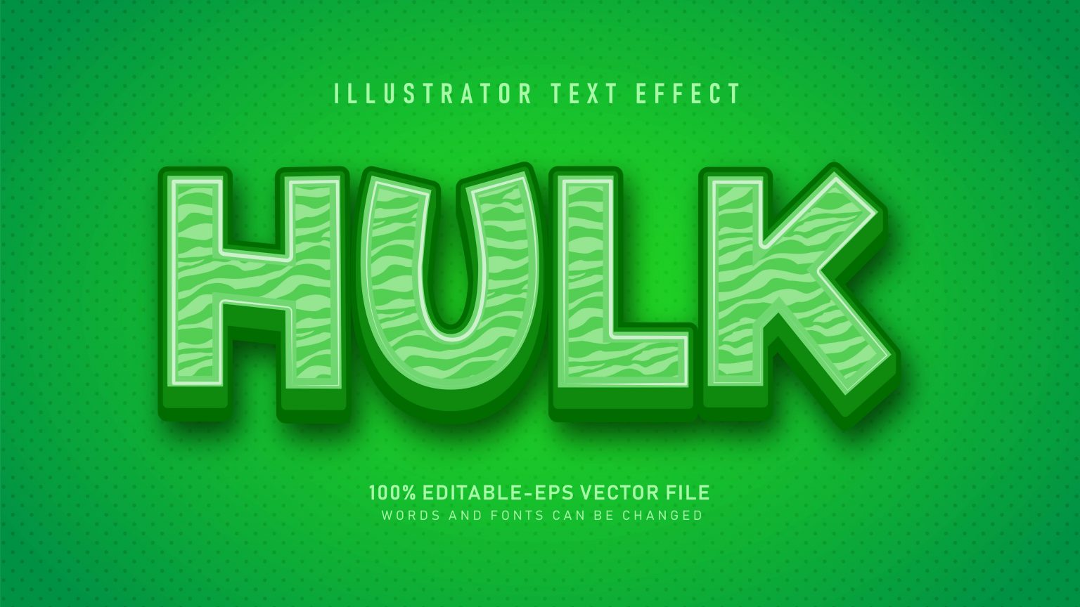 Textured Bold Green Text Effect – GraphicsFamily