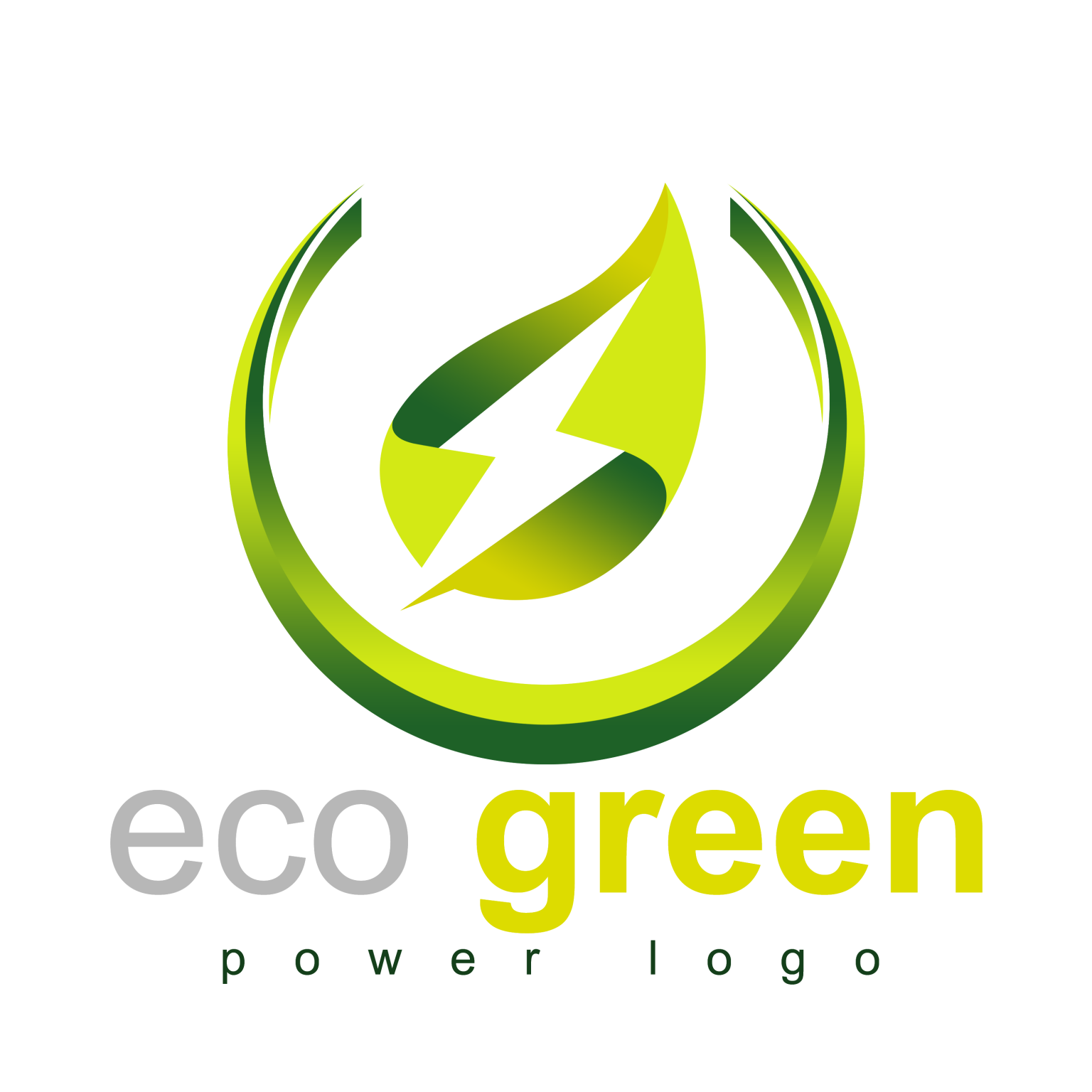Eco Power Logo Design – GraphicsFamily