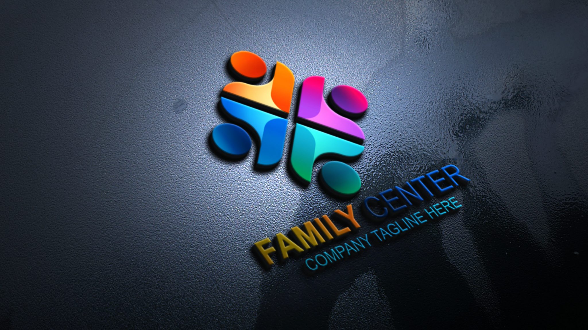 Free Family Logo Vector Template – GraphicsFamily