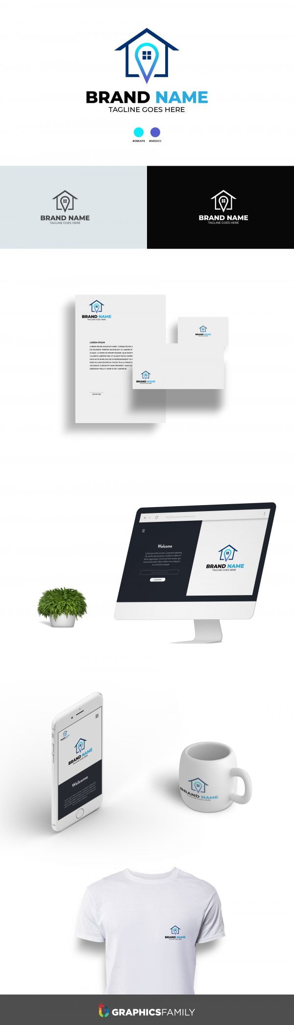 Free Real Estate Logo Vector – GraphicsFamily