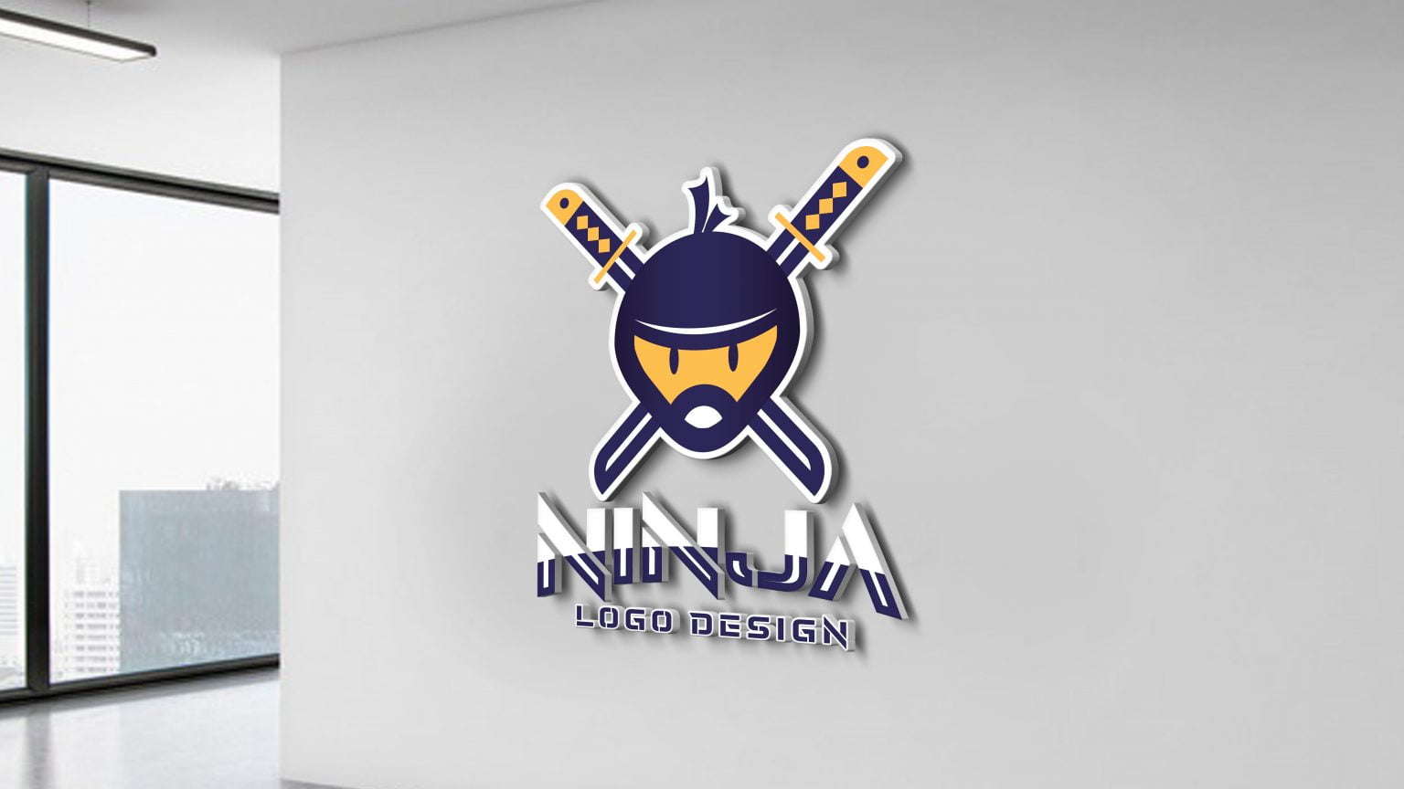 Ninja Logo Design – GraphicsFamily