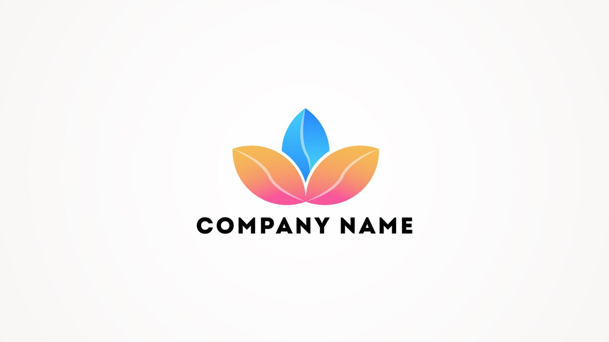 3 Leaves Logo Design Vector – GraphicsFamily