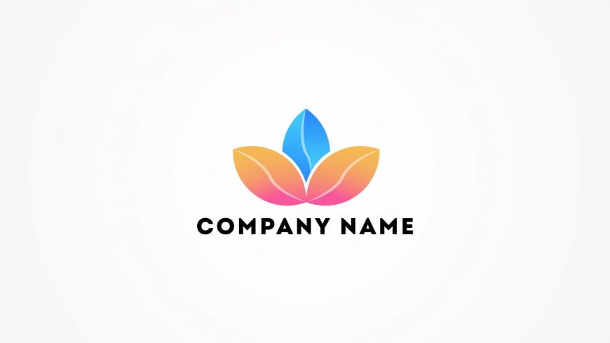 3 Leaves Logo Design Vector – GraphicsFamily