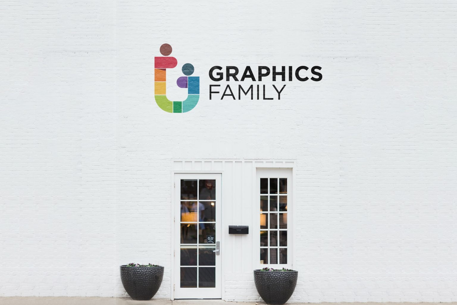 Beautiful Shop Logo Mockup – GraphicsFamily