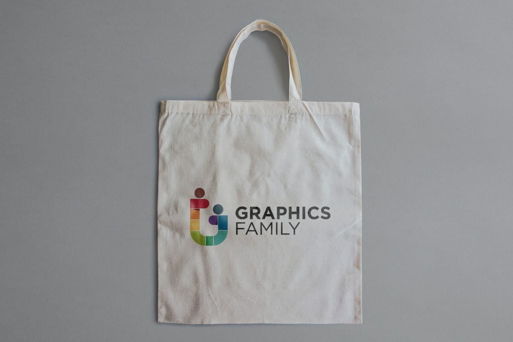 Cloth Bag Logo Mockup – GraphicsFamily