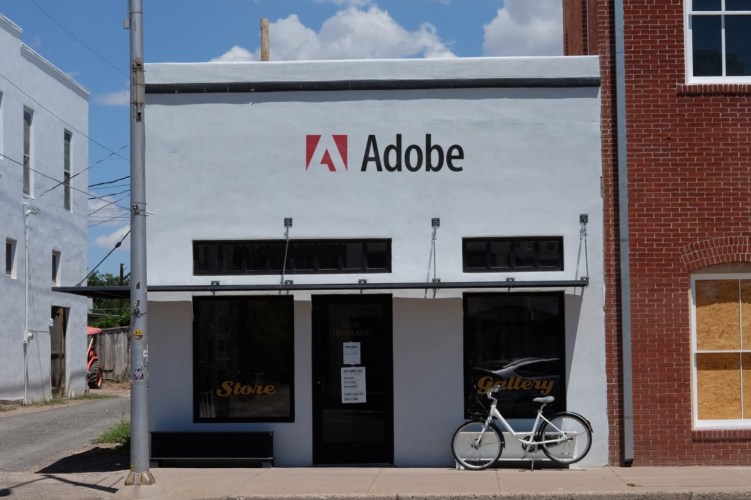 Corner Shop Realistic Logo Mockup – GraphicsFamily