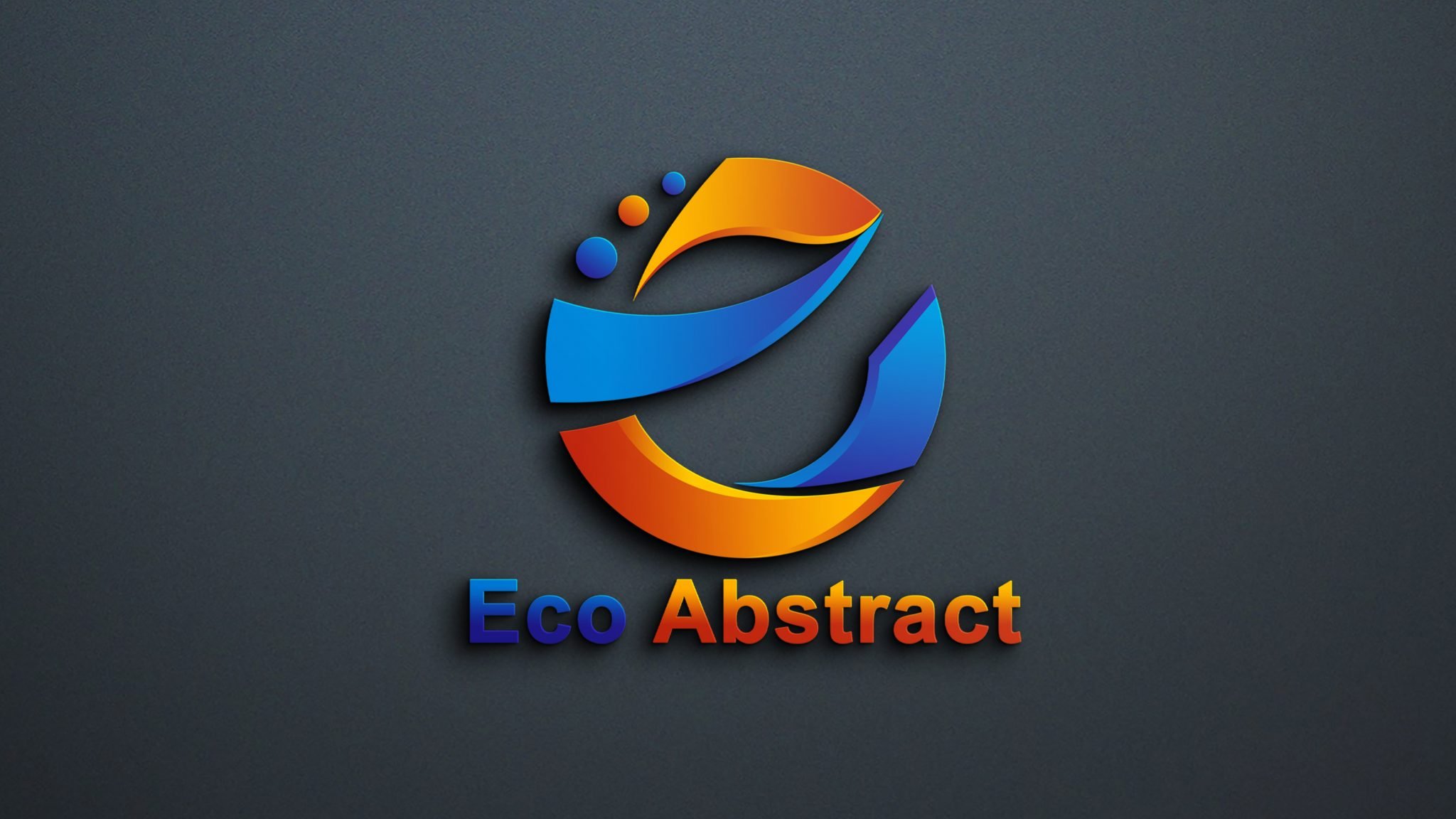 Eco Abstract Logo Design – GraphicsFamily