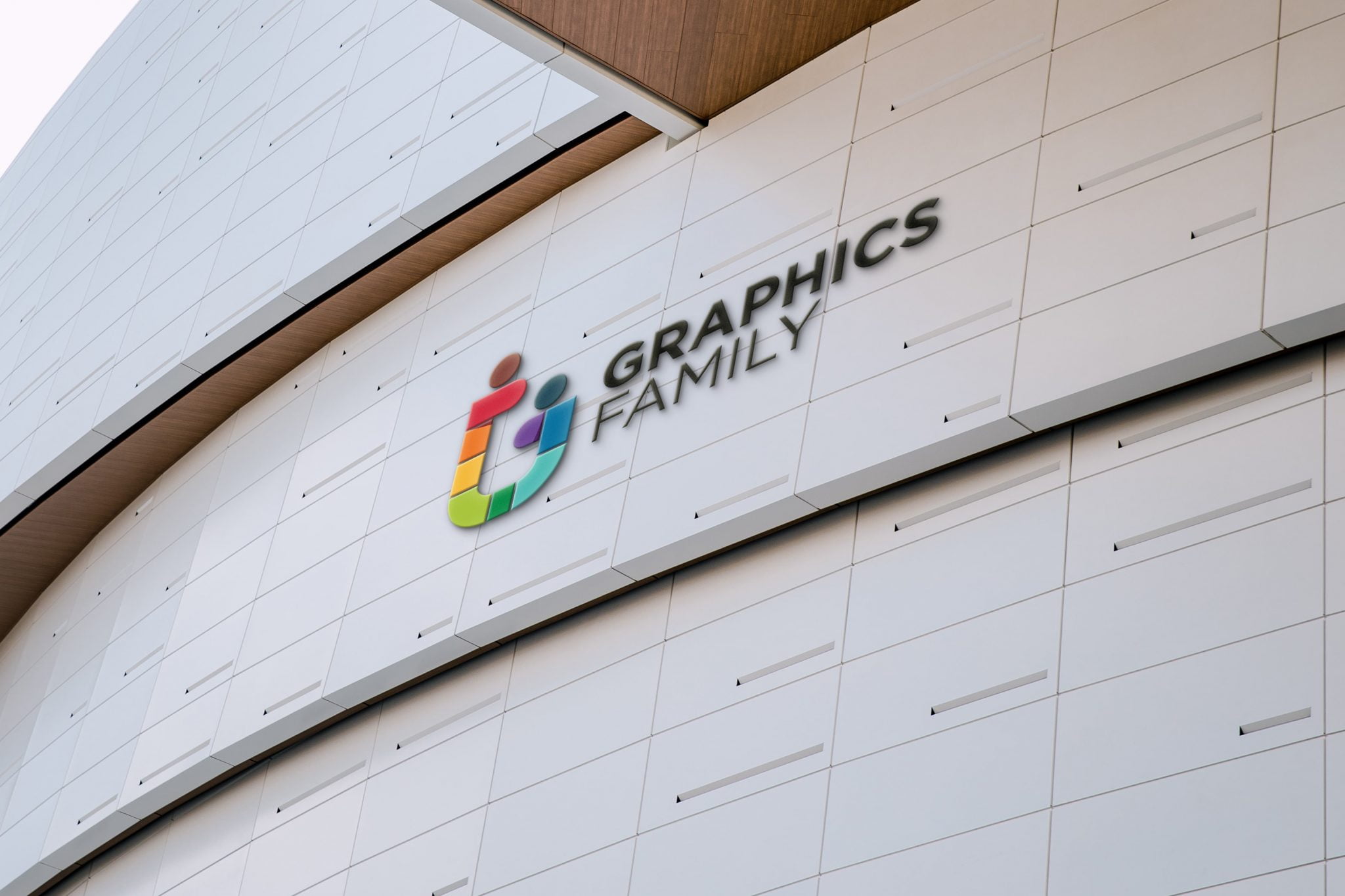 Elegant Tiles Wall Logo Mockup – GraphicsFamily