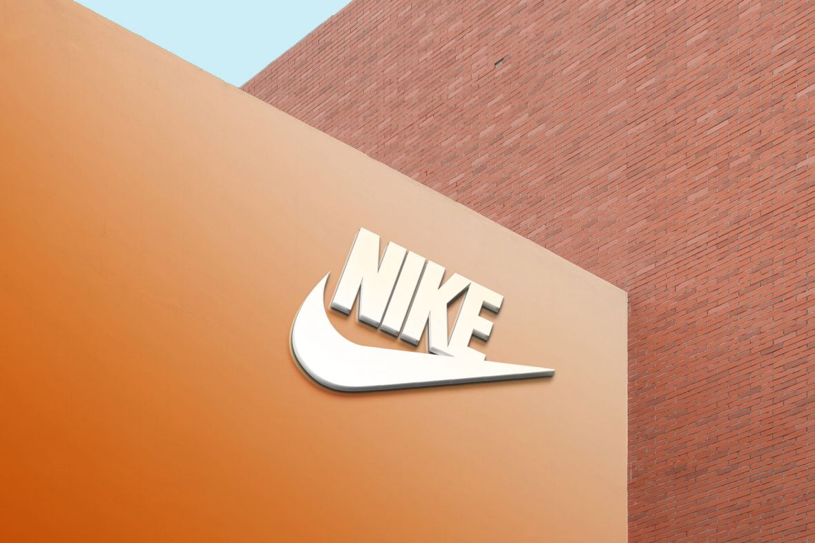 3D Modern Wall with Bricks Logo Mockup – GraphicsFamily