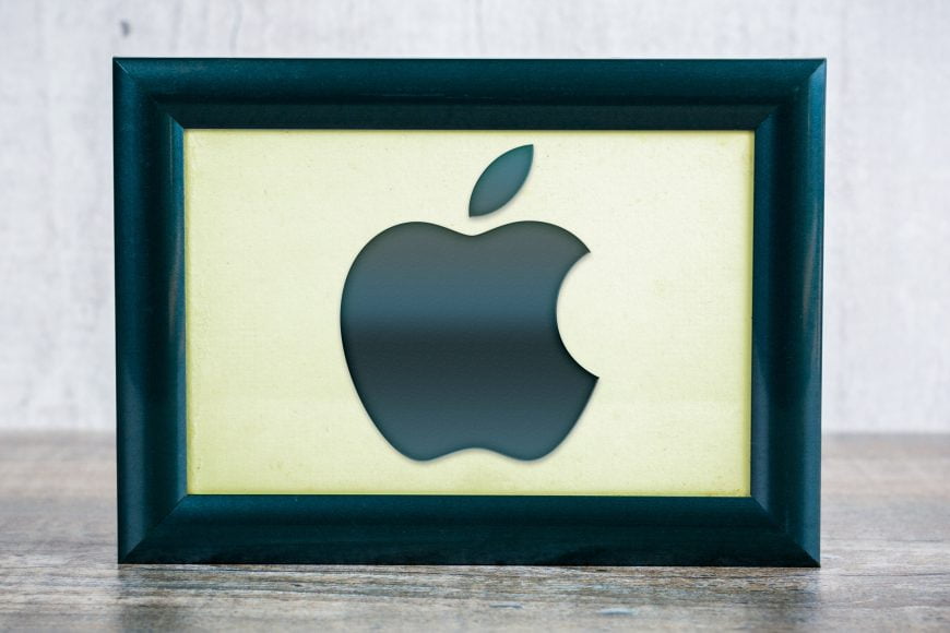 Black embossed Frame logo mockup – GraphicsFamily