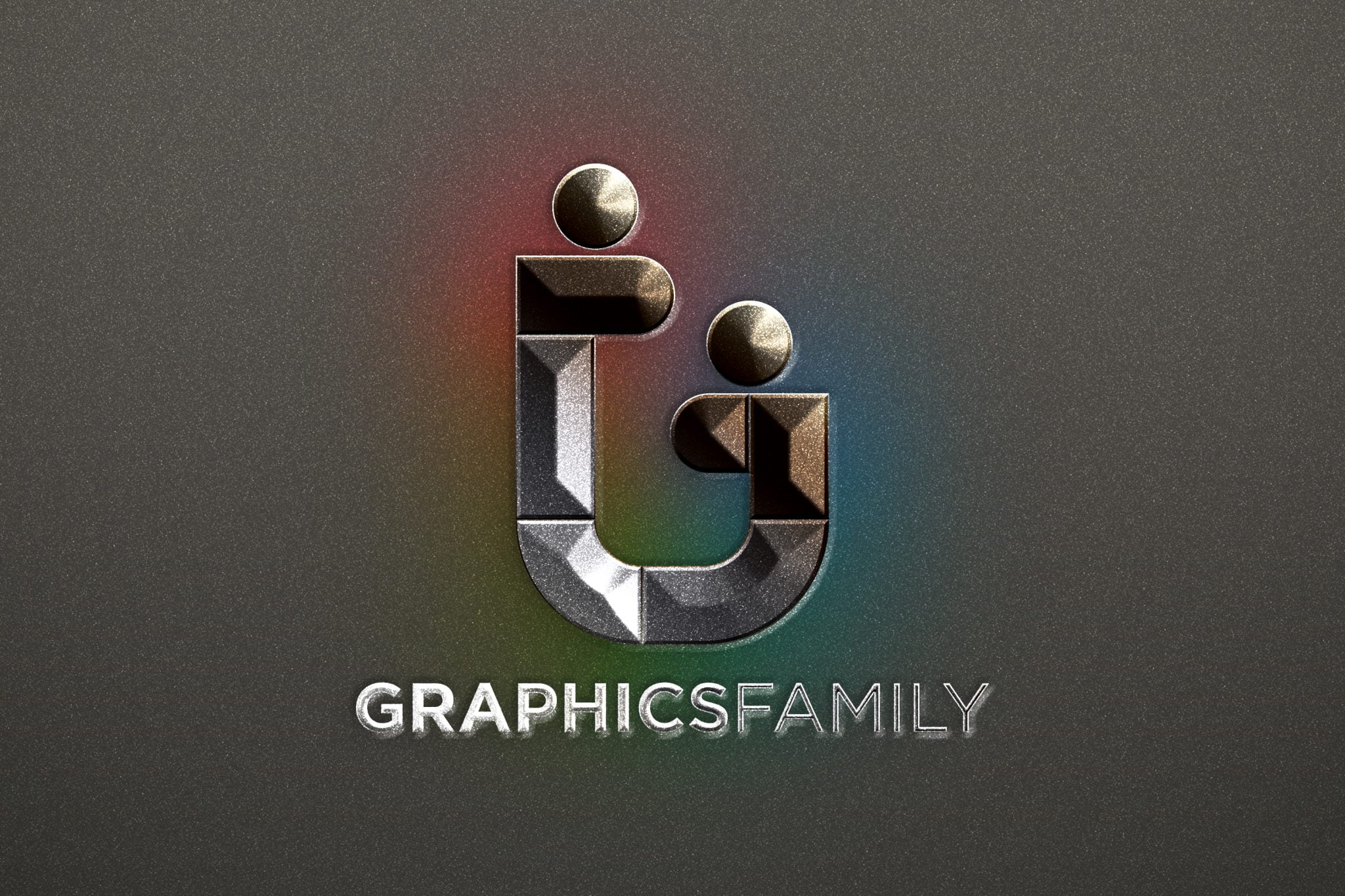 Free Silver Shine Metallic Logo Mockup – GraphicsFamily