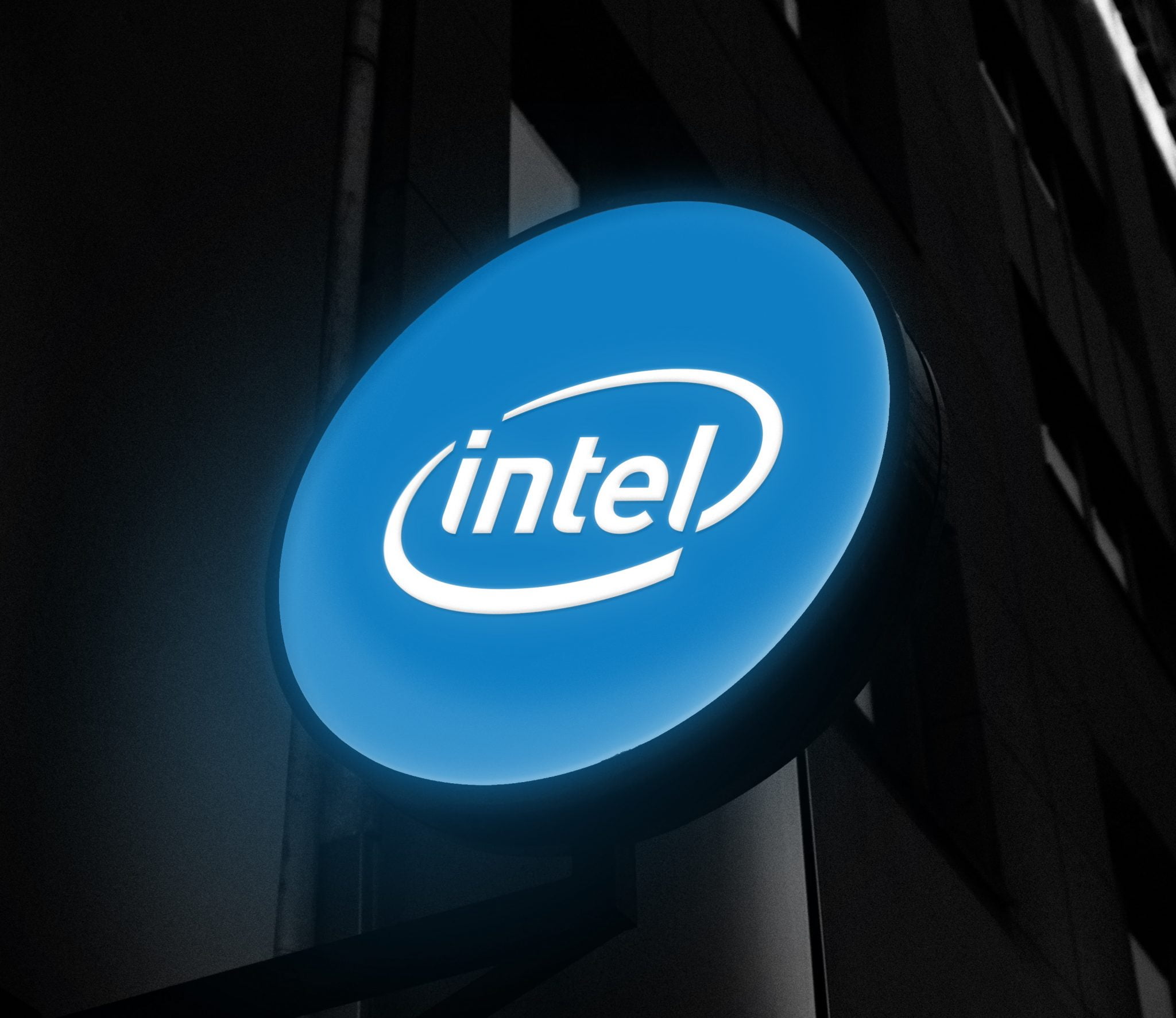 Glowing Circular Shop Sign Logo Mockup – GraphicsFamily