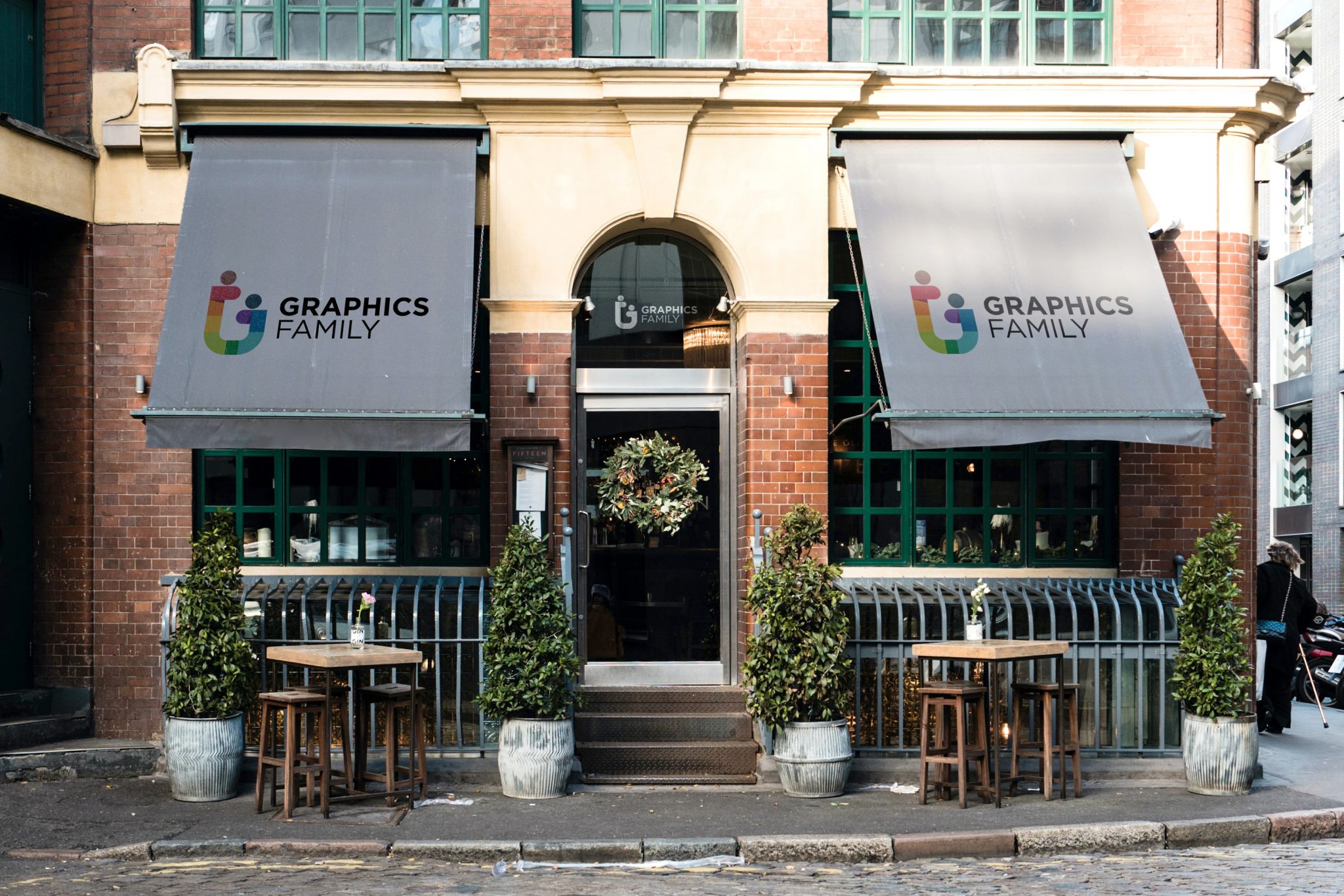 14+ Free Restaurant Logo Mockups – GraphicsFamily