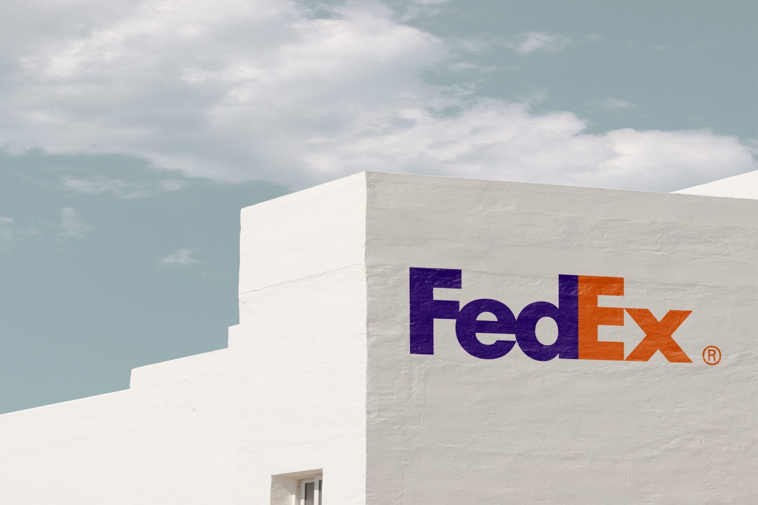 White painted wall realistic logo mockup – GraphicsFamily