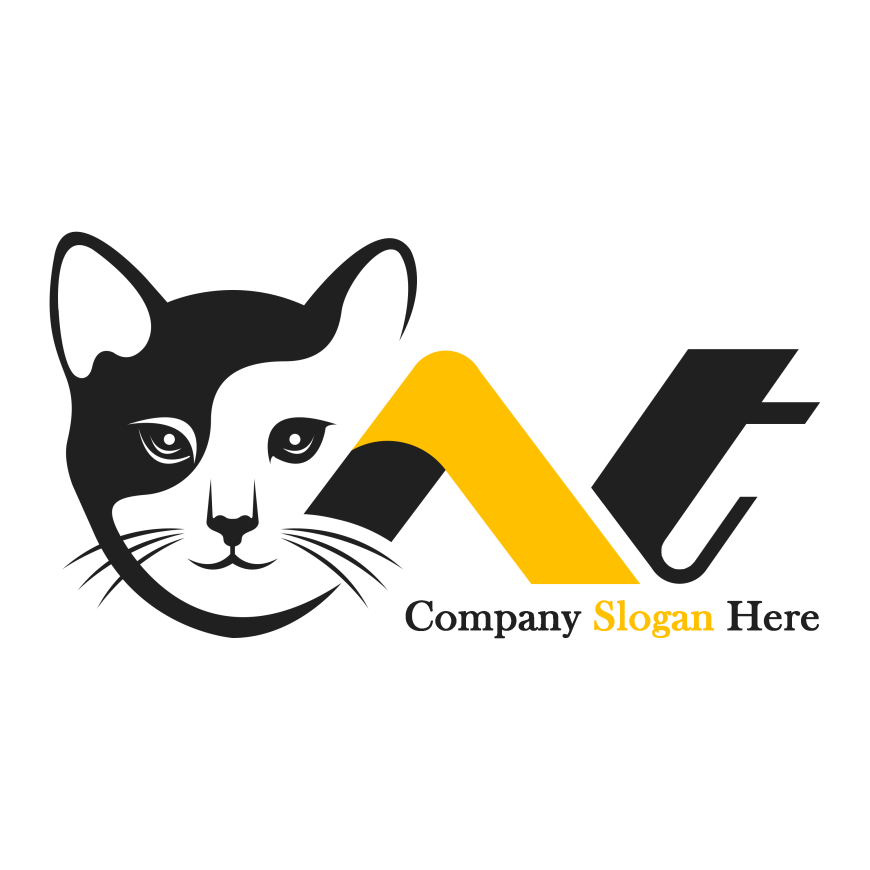 Cat Logo Design Template – GraphicsFamily