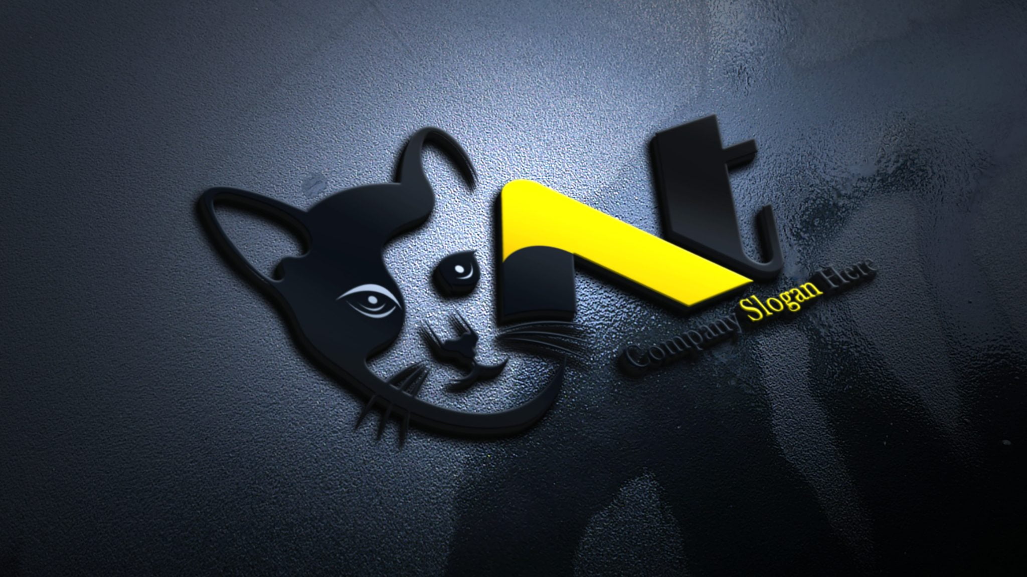 Cat Logo Design Template – GraphicsFamily