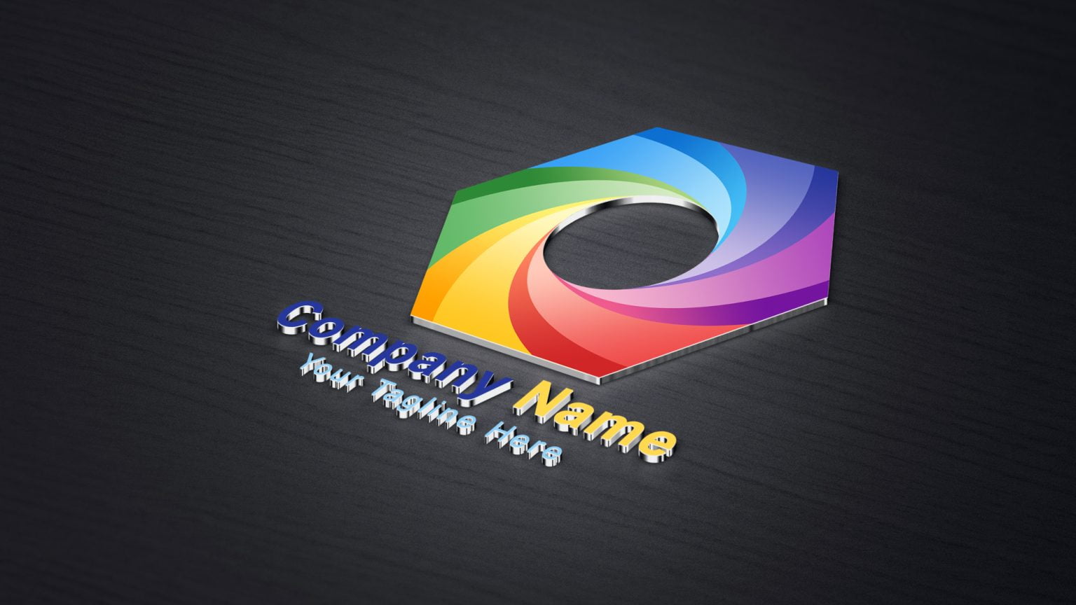 Color Hex Logo Template – GraphicsFamily