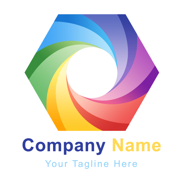 Color Hex Logo Template – GraphicsFamily