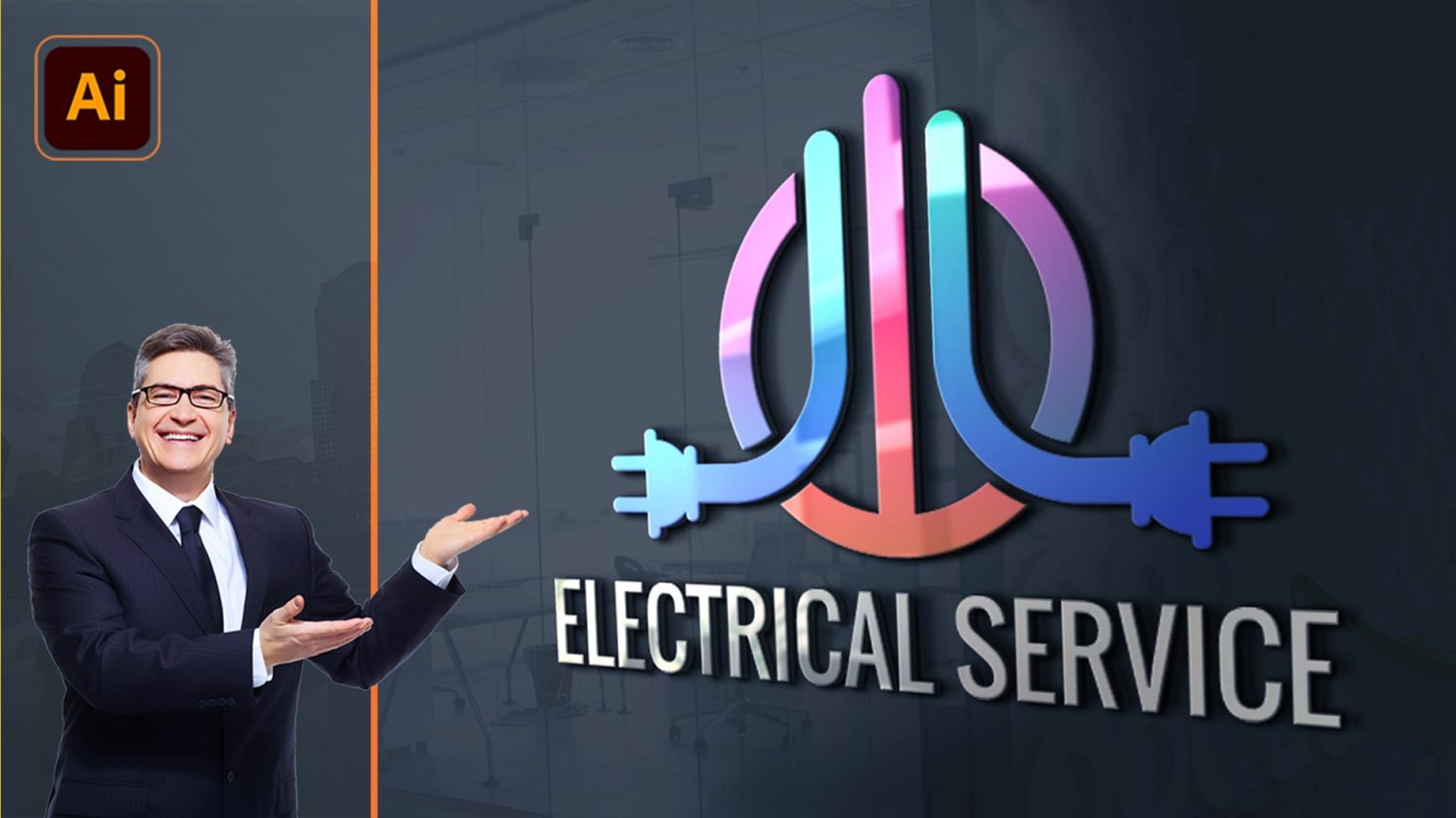Electrical Services Logo Design Template – GraphicsFamily