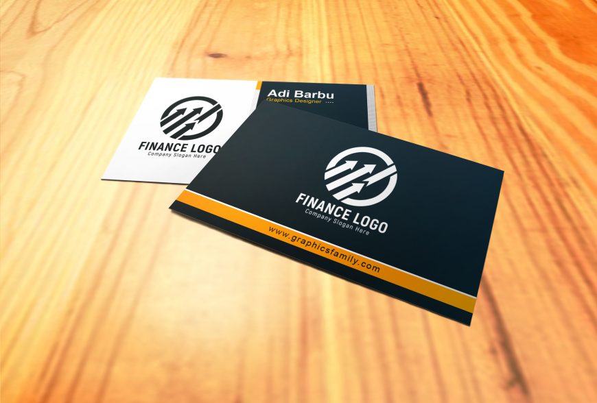 Finance Business Card Design – GraphicsFamily