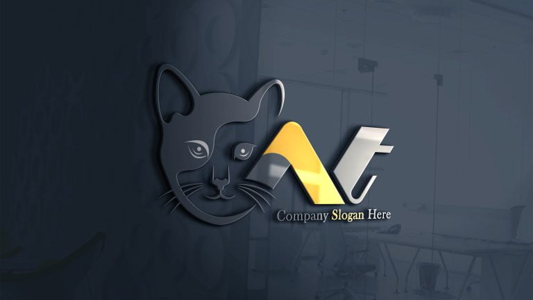 Cat Logo Design Template – GraphicsFamily