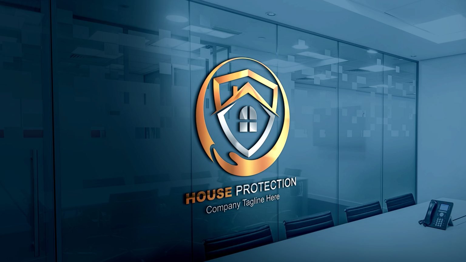 House Protection Logo Template – GraphicsFamily