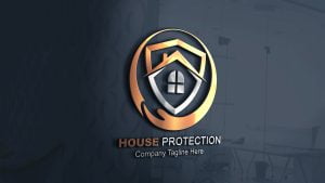 House Protection Logo Template – GraphicsFamily