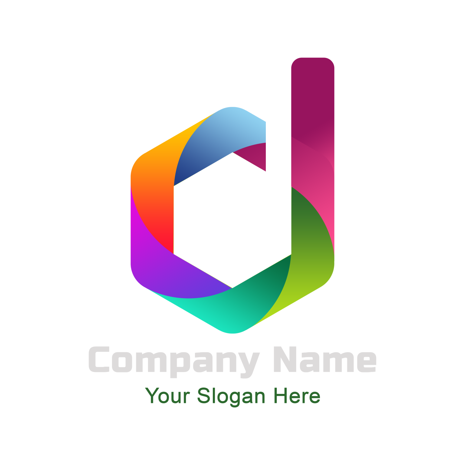 Letter D Gradient Logo Design Vector – GraphicsFamily