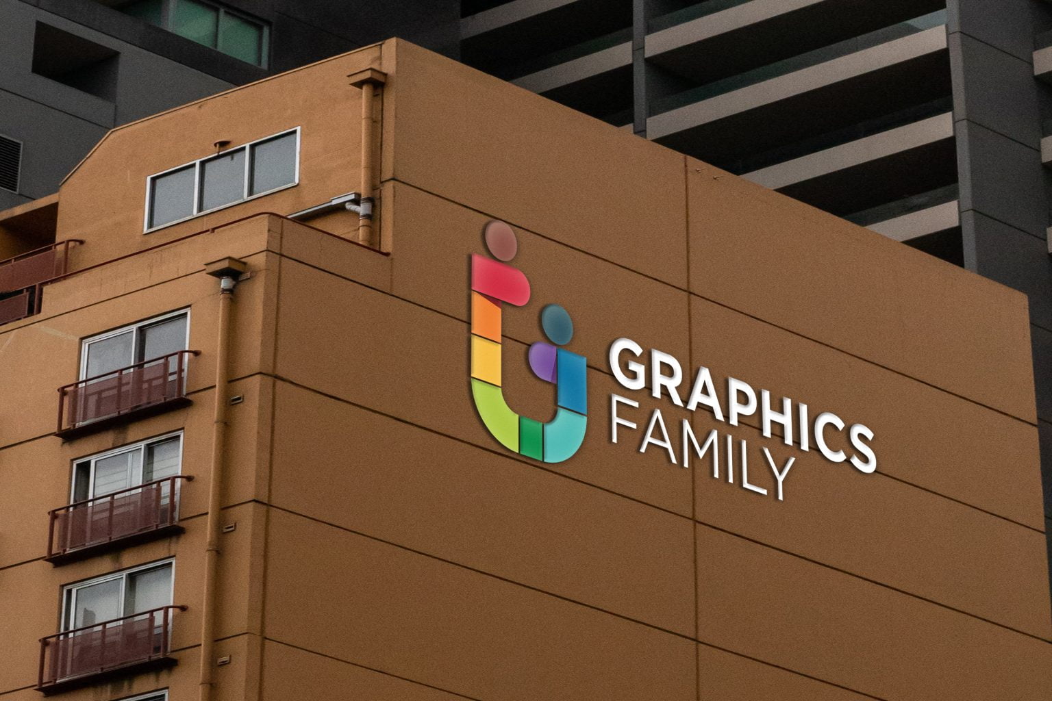 64+ Free Building Logo Mockups – GraphicsFamily