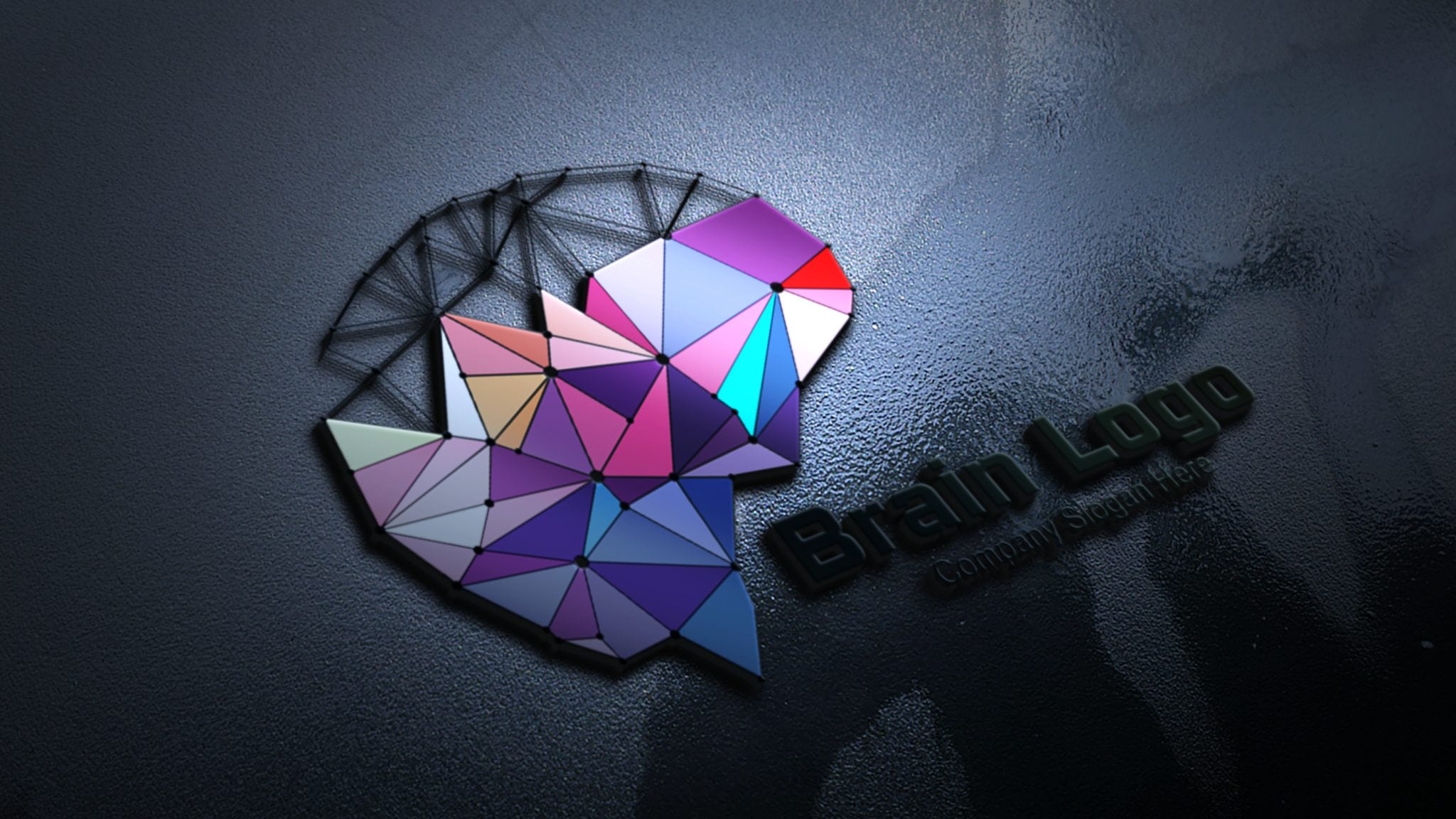 Free Brain Logo Design – GraphicsFamily