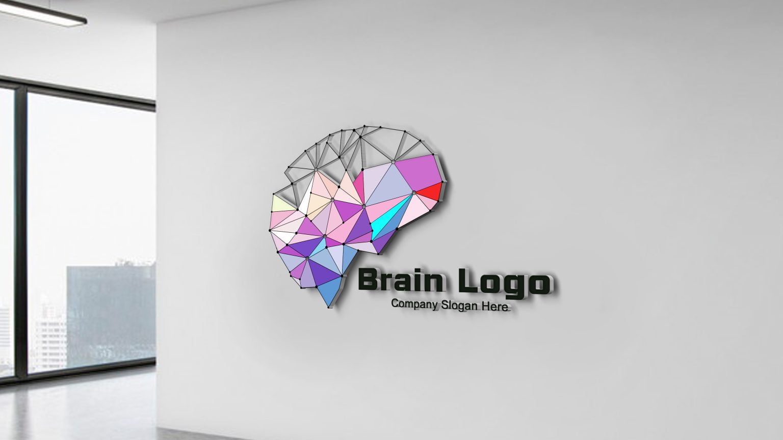 Free Brain Logo Design – GraphicsFamily