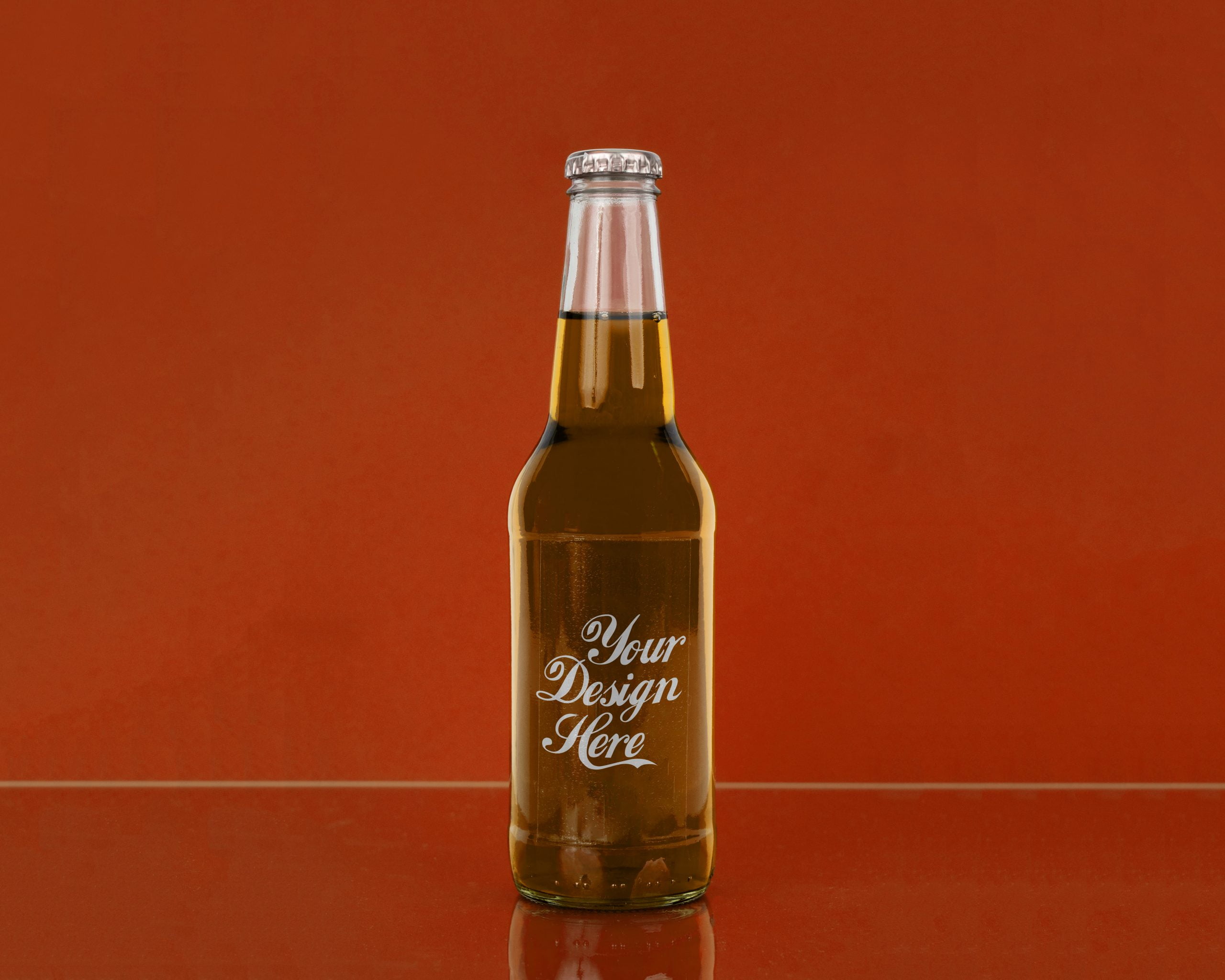 Cold Drink Bottle Mockup GraphicsFamily