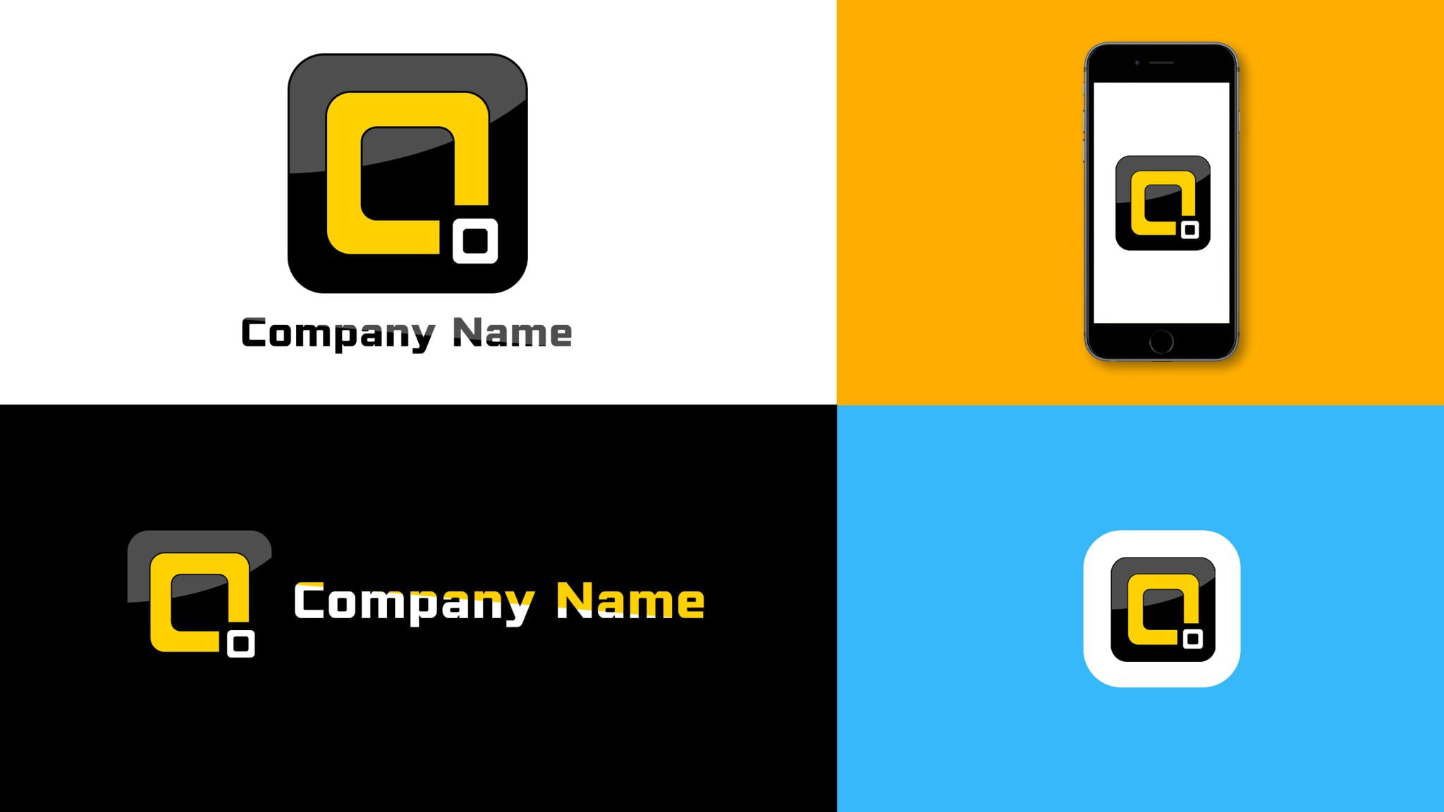 Alphabetical Logo Design Q – GraphicsFamily