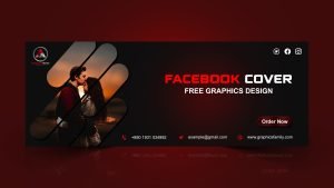 Free Dark Facebook Cover Design – GraphicsFamily