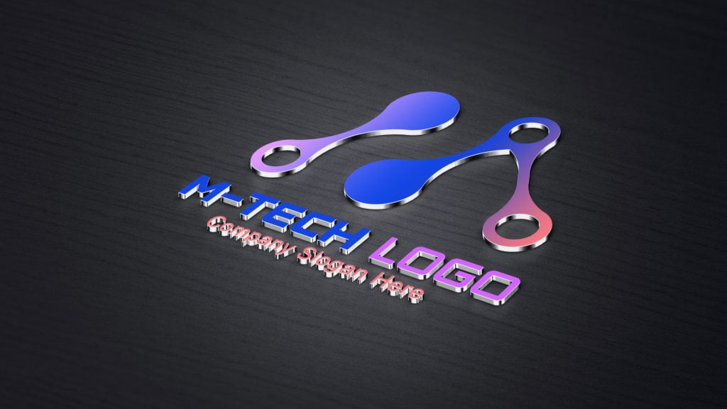 Professional Letter M Tech Logo Design – GraphicsFamily