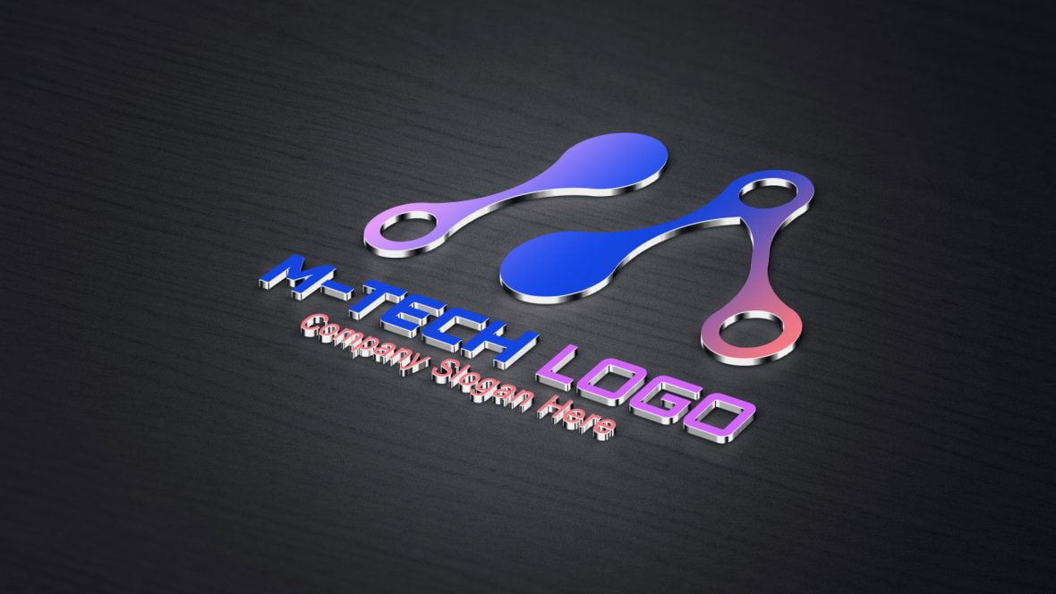Professional Letter M Tech Logo Design – GraphicsFamily