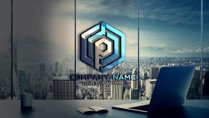 Letter P Crypto Coin Blockchain Logo Design – GraphicsFamily