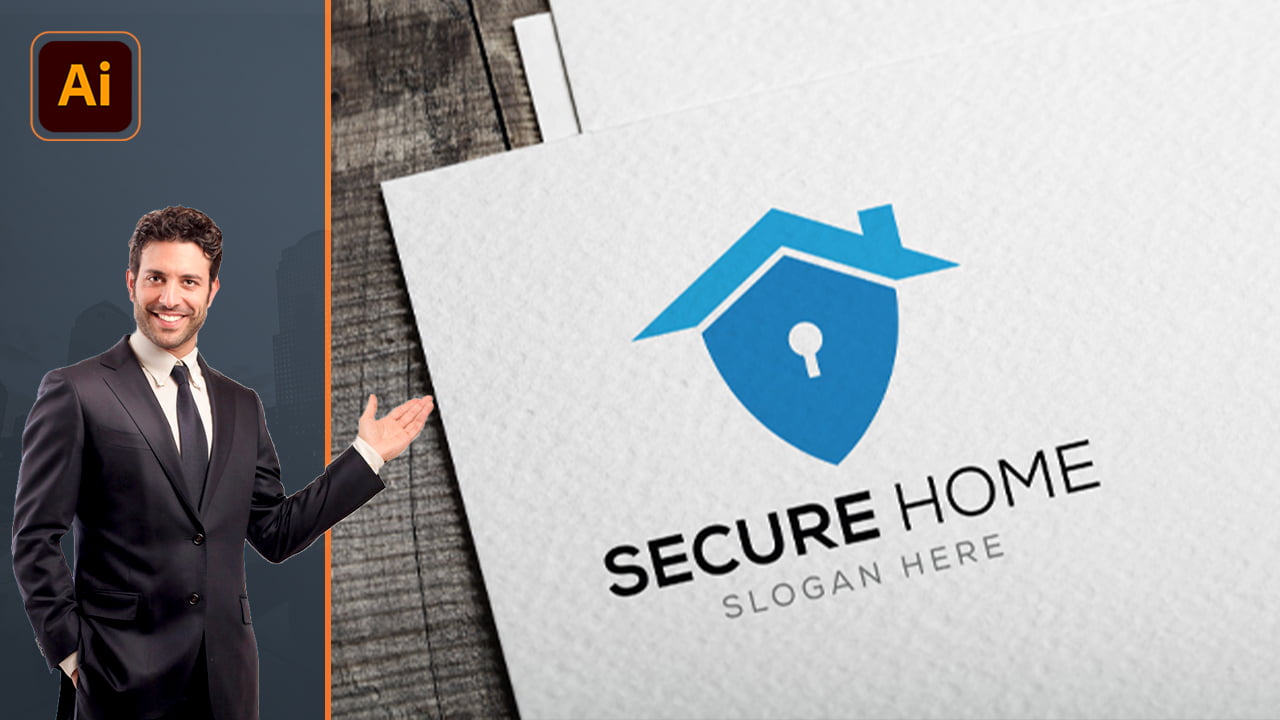 House Security Logo Vector – GraphicsFamily