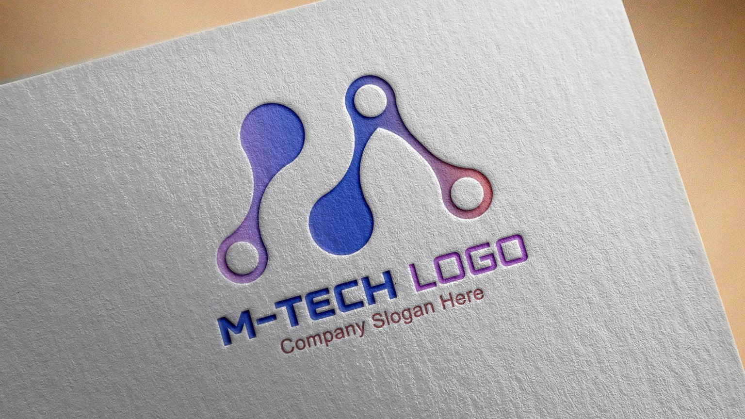 Professional Letter M Tech Logo Design – GraphicsFamily