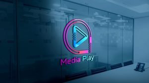 Media Play Logo Design – GraphicsFamily