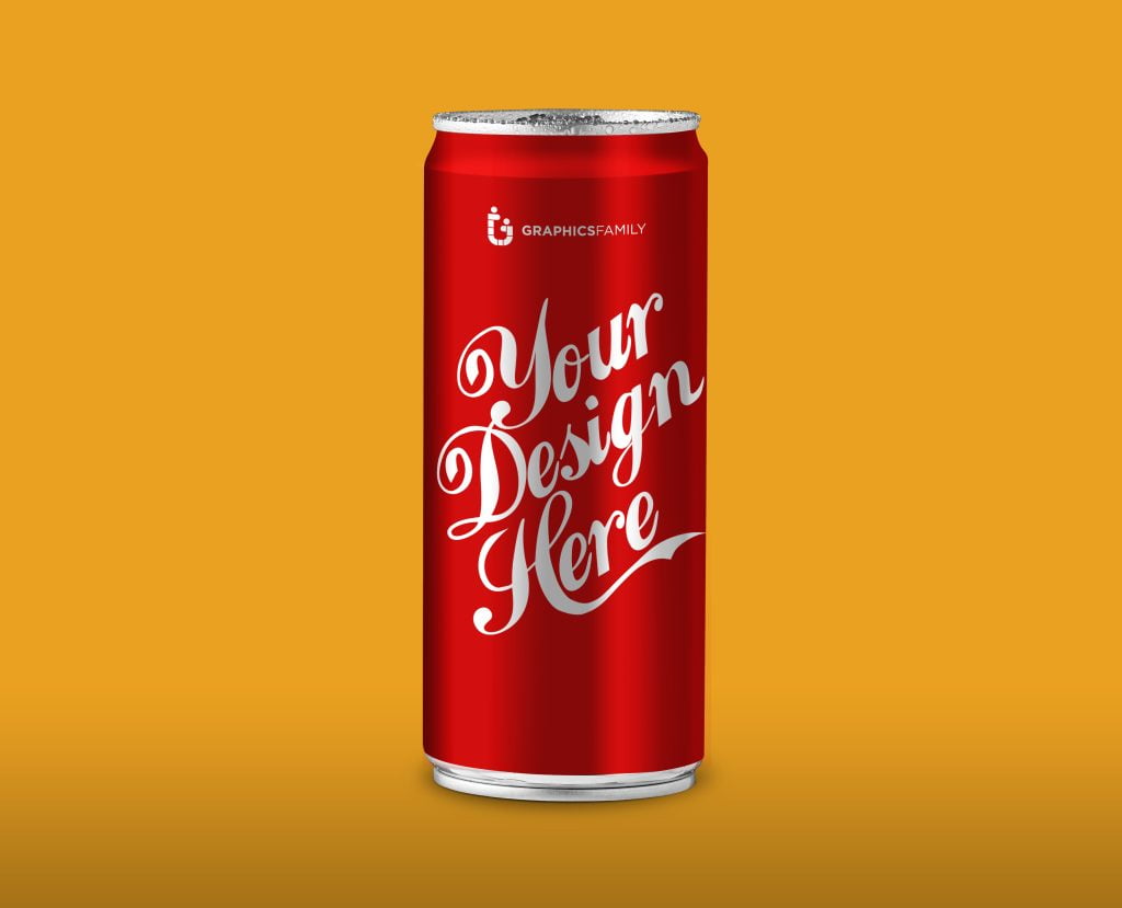12+ Free Can Mockup Downloads – GraphicsFamily