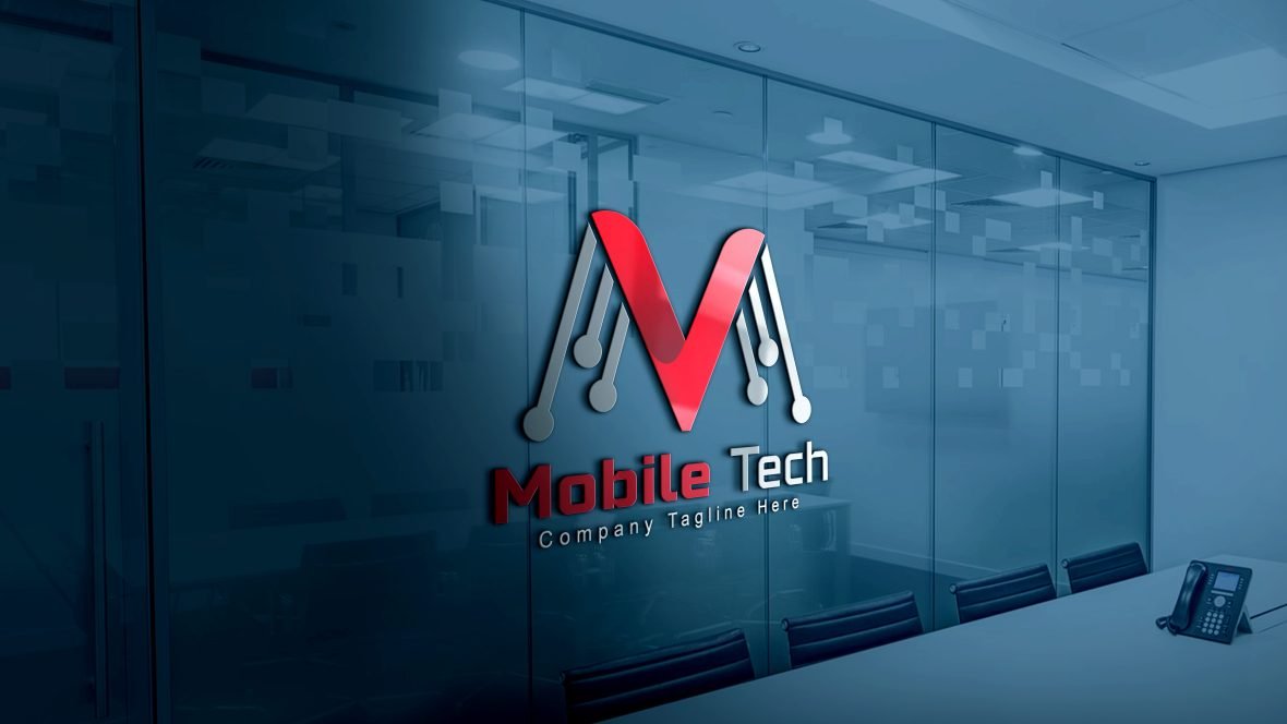 Mobile Tech Logo Design – GraphicsFamily
