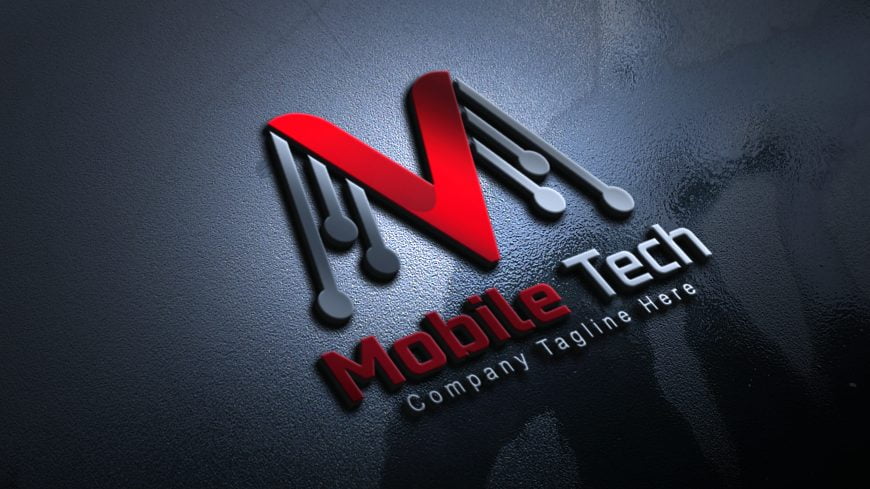 Mobile Tech Logo Design – GraphicsFamily