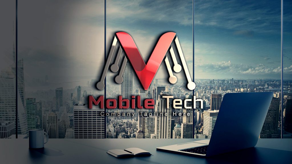 Mobile Tech Logo Design – GraphicsFamily